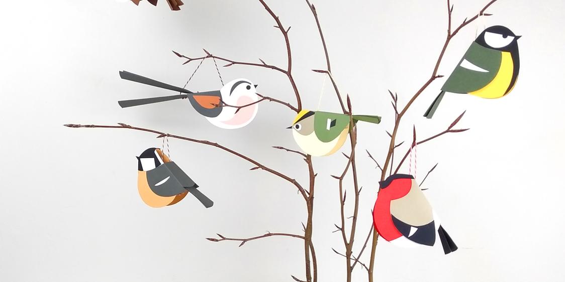 Make a Paper Bird Decoration with Adele Pound | Creative Peninsula